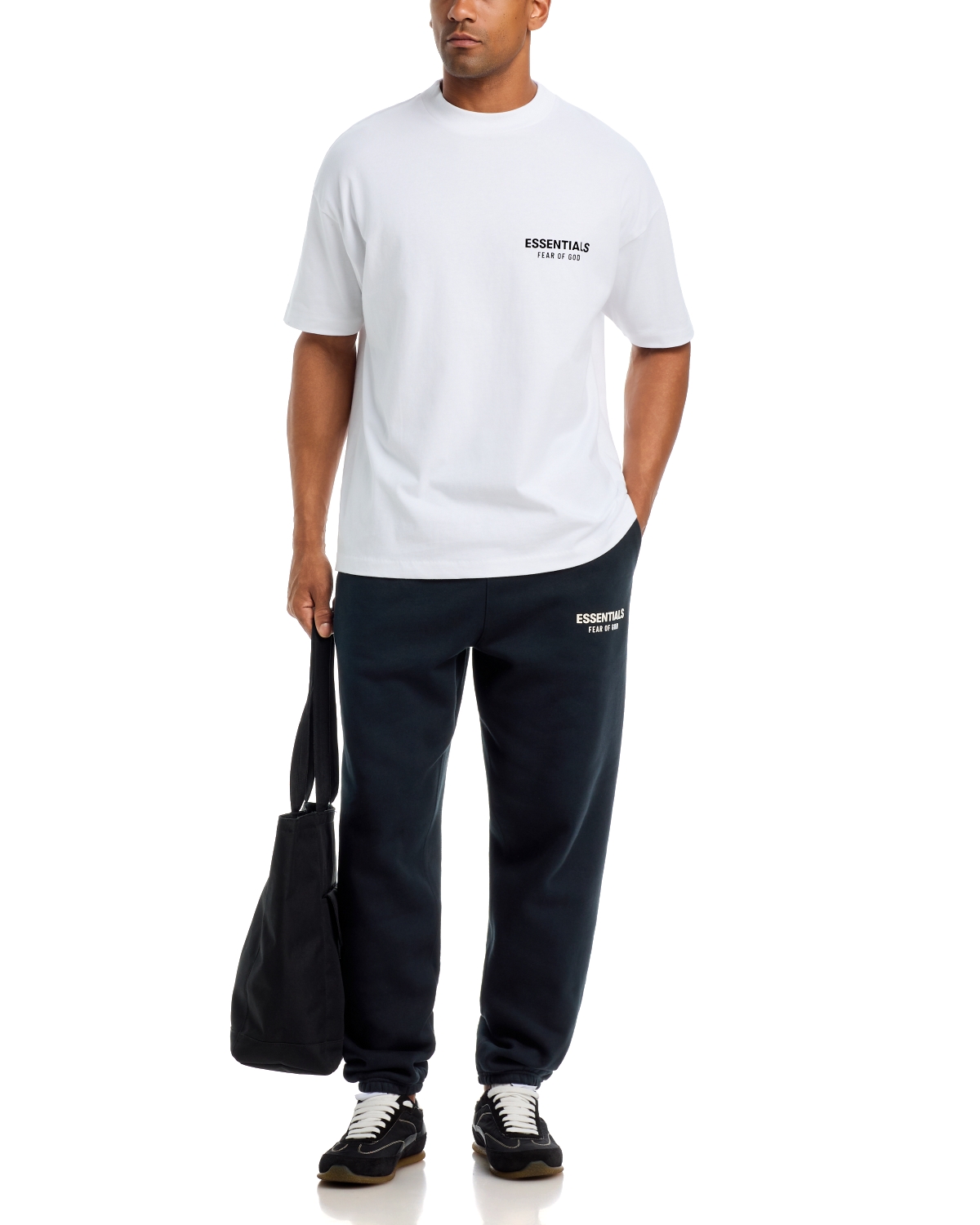 FEAR OF GOD essentials logo crewneck t-shirt